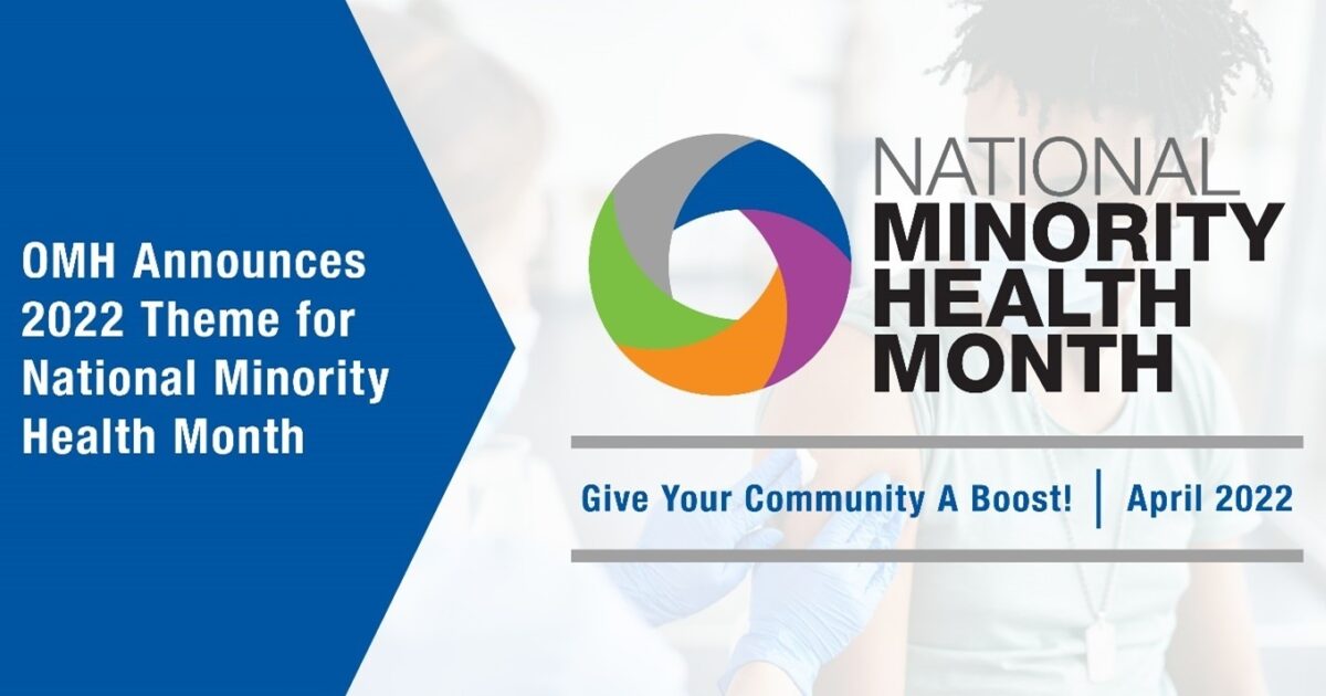 This National Minority Health Month, Promote Health Equity by Giving ...